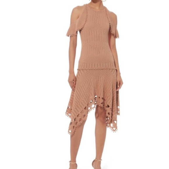 Jonathan Simkhai | Dresses | Jonathan Simkhai Pink Crochet Handkerchief ...